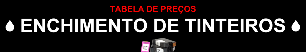 Enchimento de Tinteiros e Cartuchos no Porto